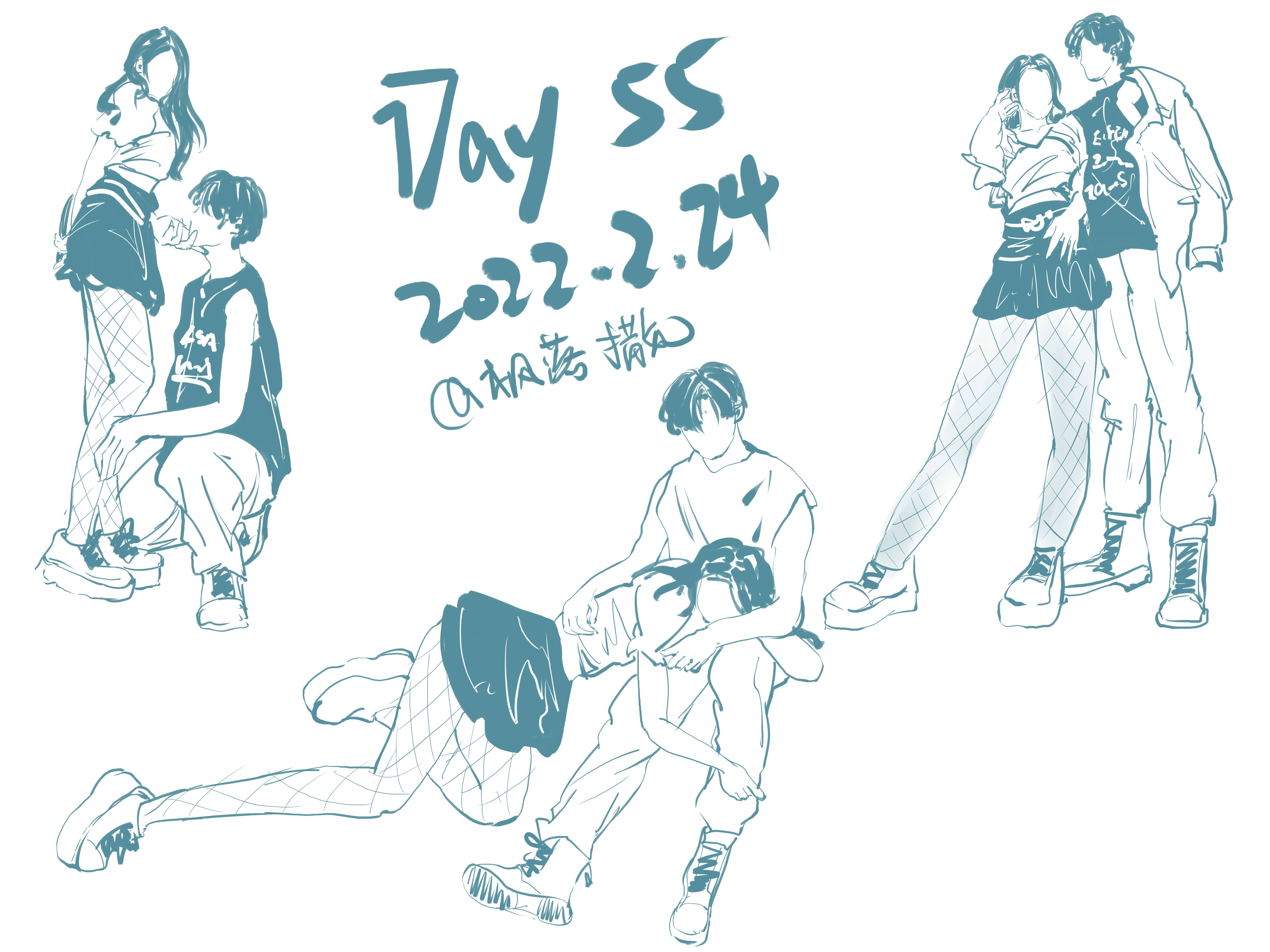 速写打卡day55_枫落撒-站酷ZCOOL