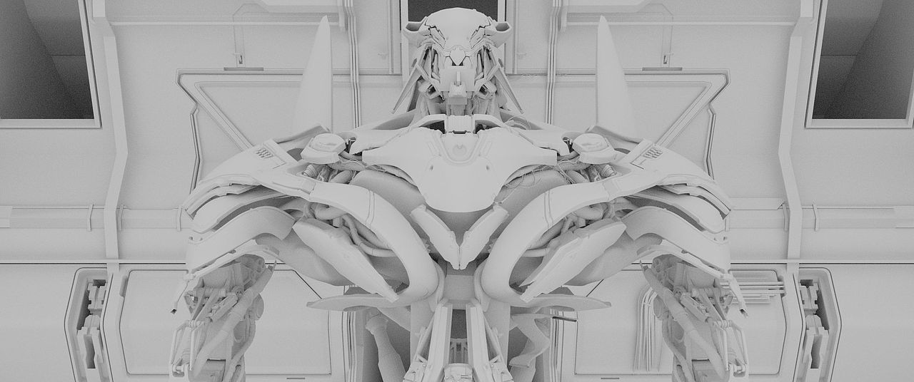 《EVA初号机》建模练习_Grinxiang-站酷ZCOOL