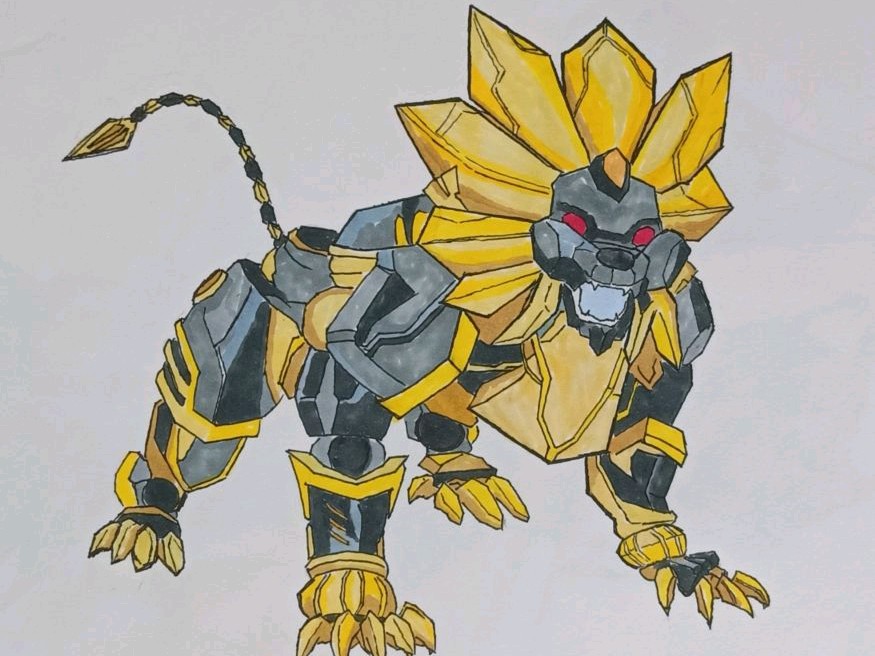 超兽武装手绘_句芒G-站酷ZCOOL