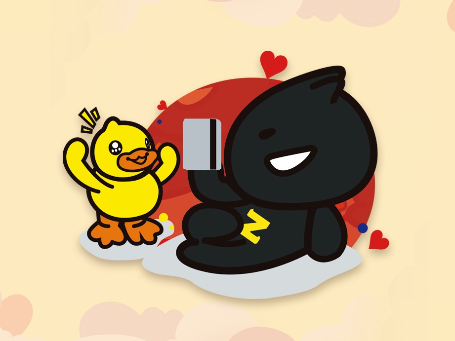 ZCOOL & B.Duck联名扑克设计_Becky惠-站酷ZCOOL