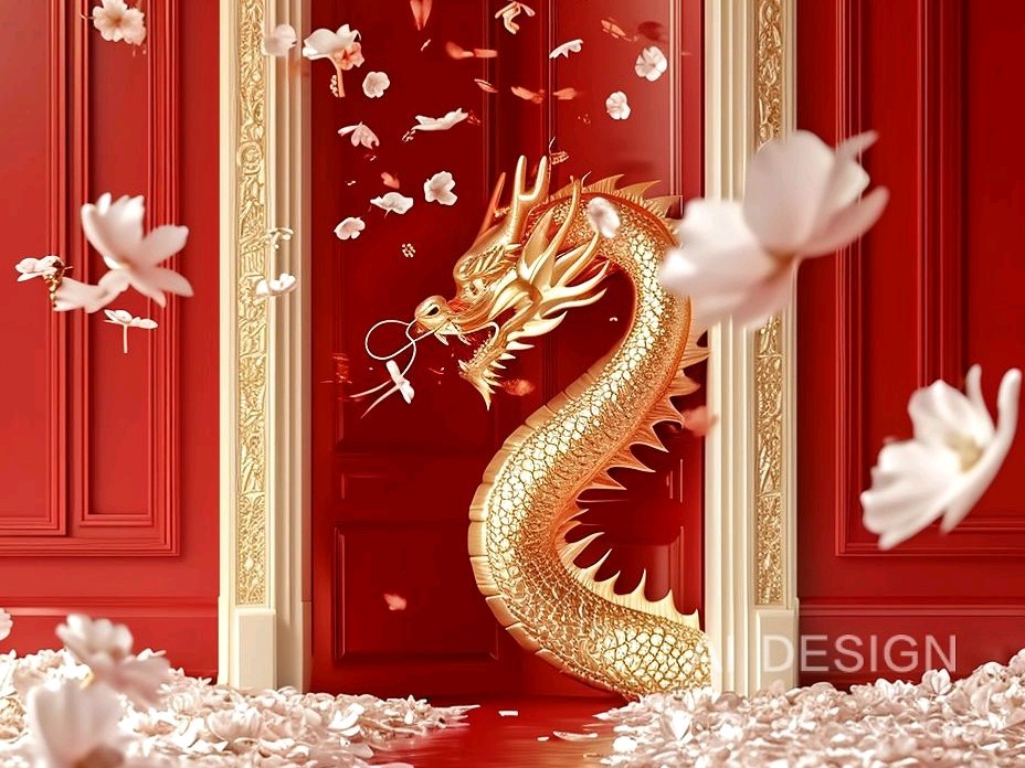 AIGC 新年奢华创意场景 龙🐉_AIGC是静音啊-站酷ZCOOL