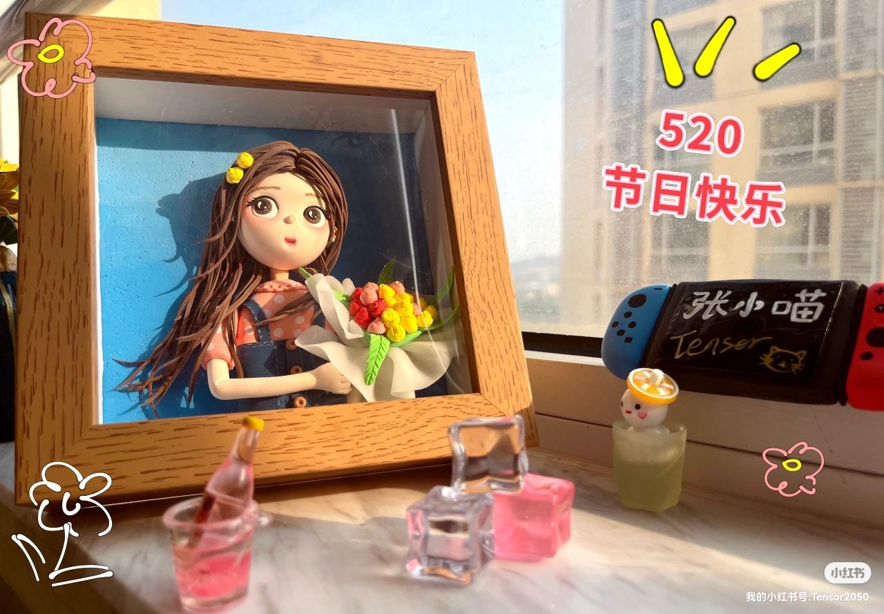 520节日礼物超轻黏土DIY手工_张小喵Tensor-站酷ZCOOL