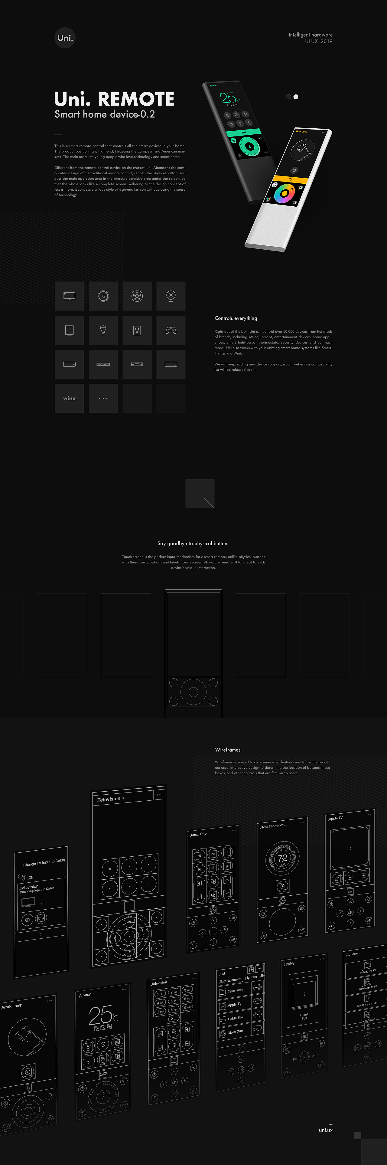Uni. Remote|UI|APP界面|印迹__原创作品-站酷ZCOOL