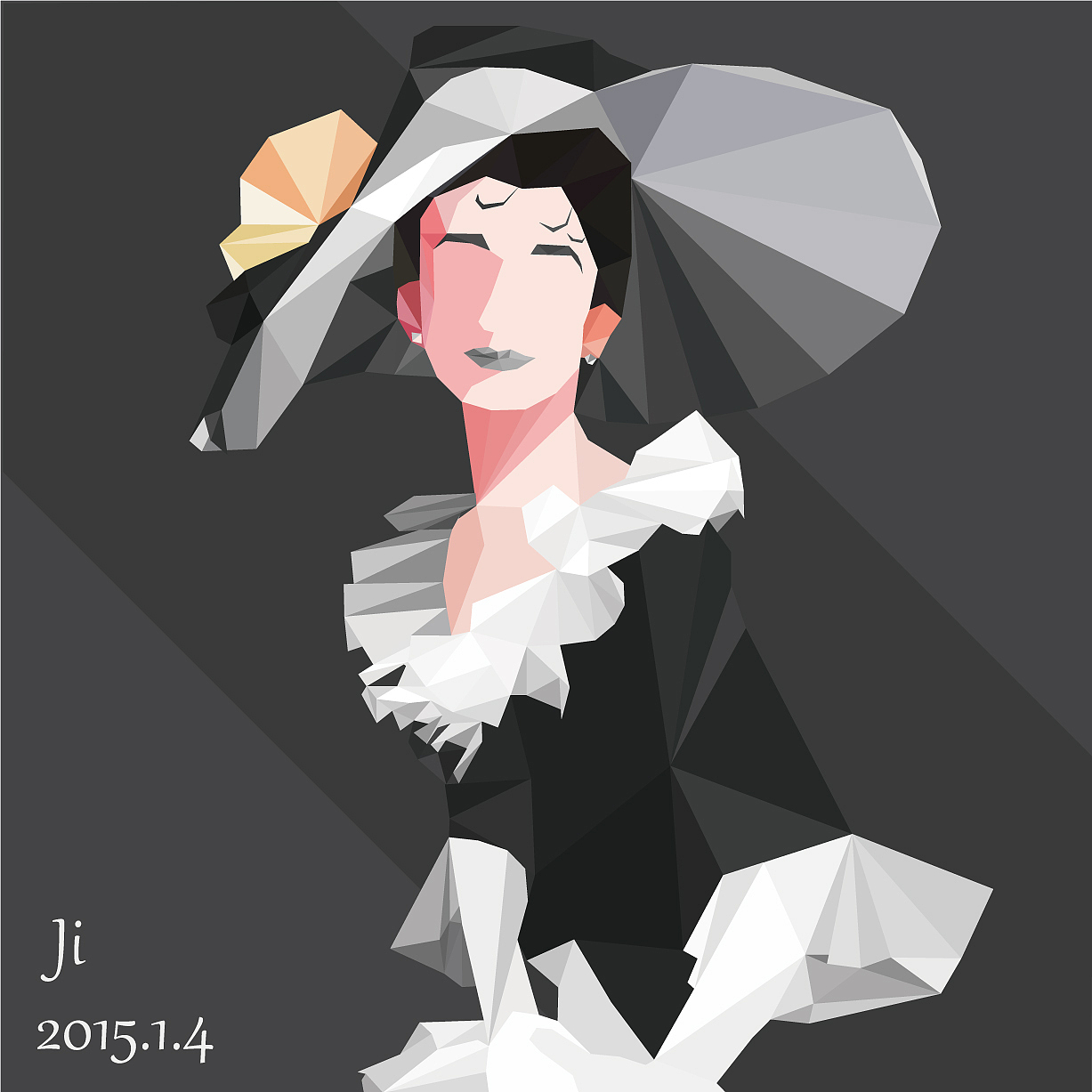 Low-Ploy-Audrey Hepburn_jichenyang-站酷ZCOOL