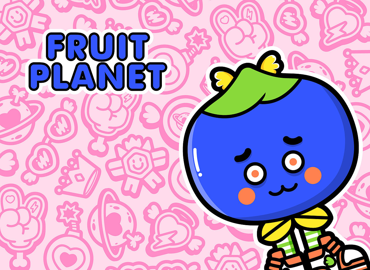 原创IP形象设计｜水果星球 Fruit Planet_空盒子IP授权-站酷ZCOOL