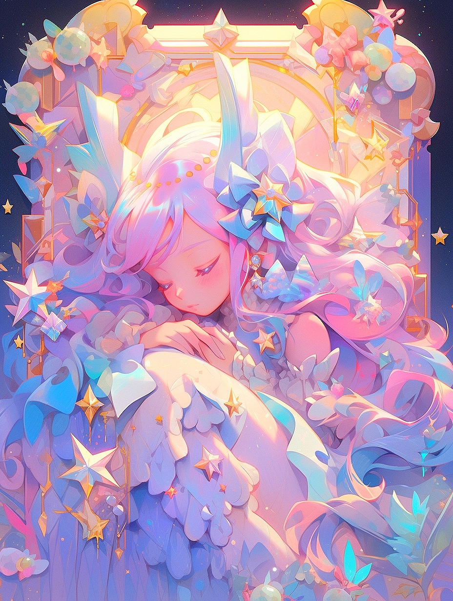 AI绘画 MJ niji5_花小婳-站酷ZCOOL