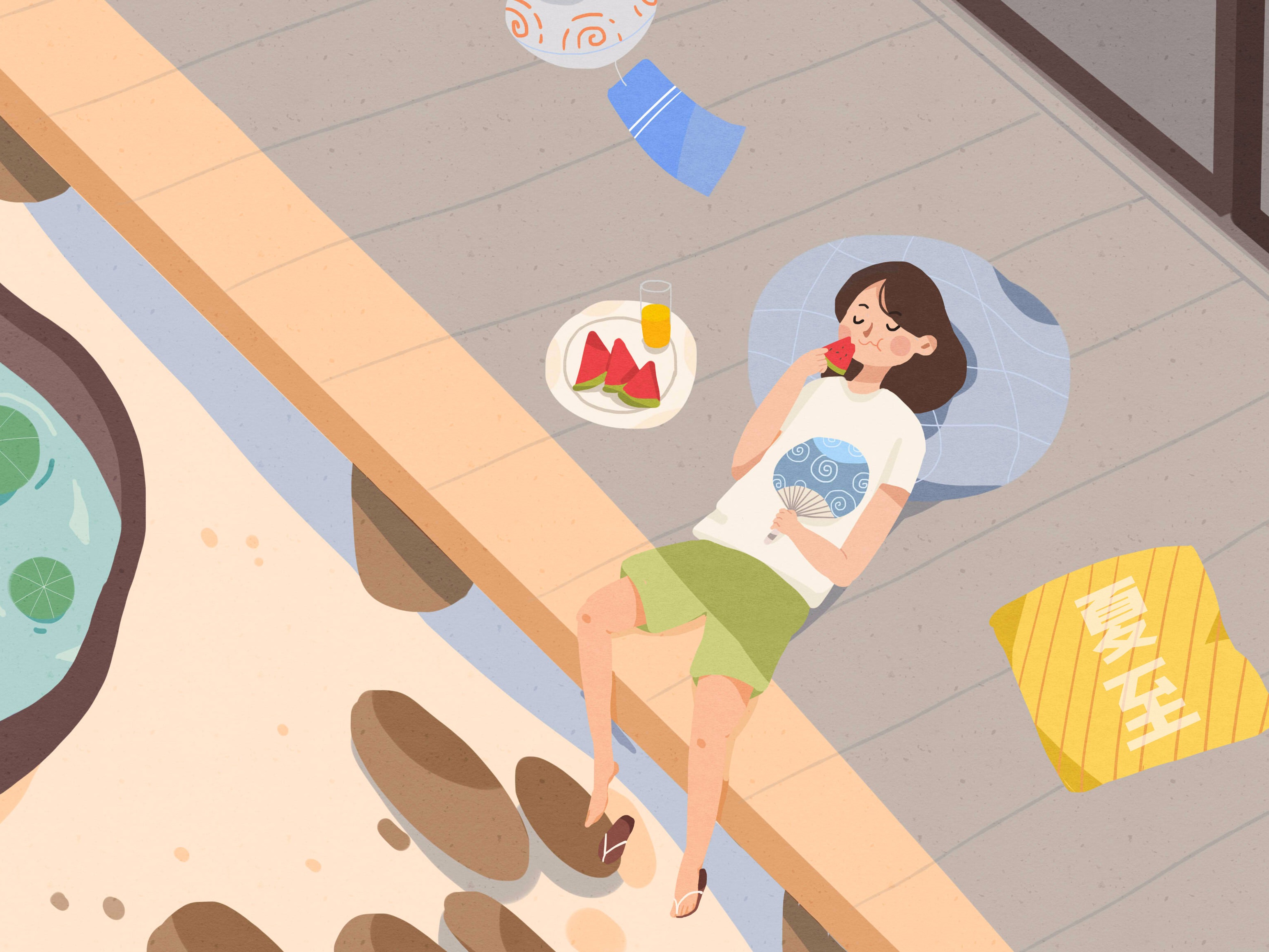 夏至你好_阿碗awan-站酷ZCOOL