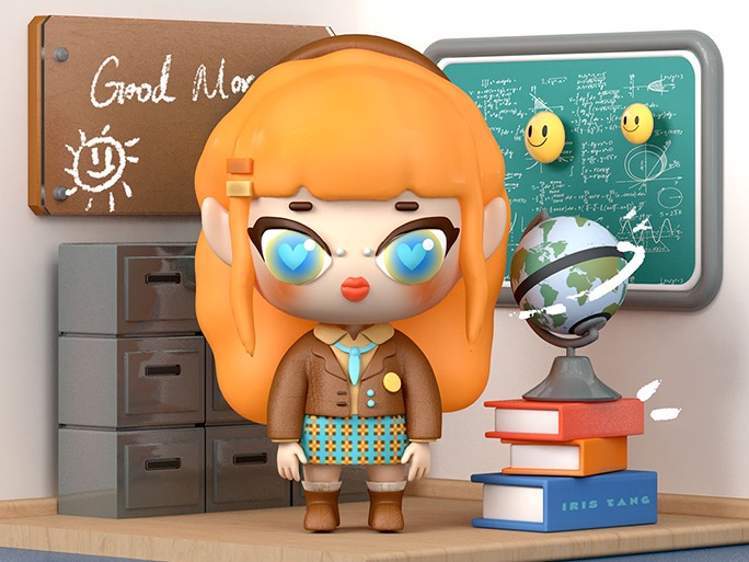 C4D-IP设计_太阳小王子-站酷ZCOOL