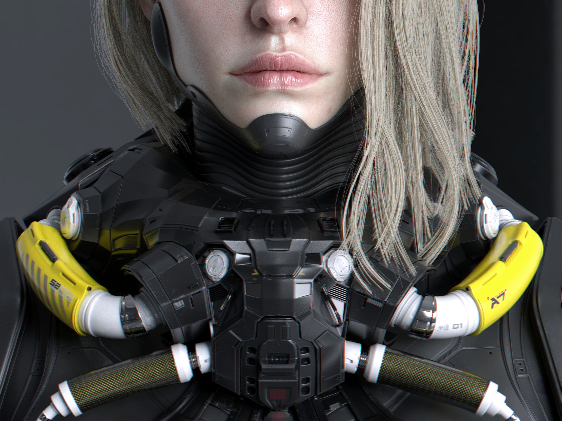 cyber girl_Orange Sama-站酷ZCOOL