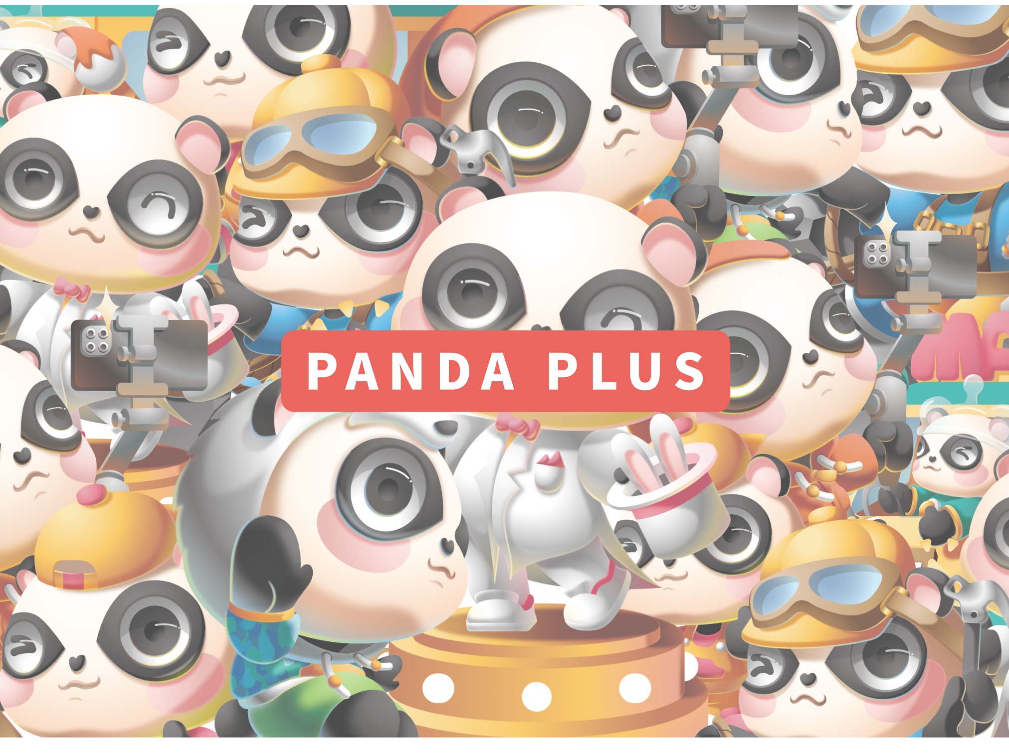 panda plus ip形象设计展示_肯恩船长-站酷ZCOOL