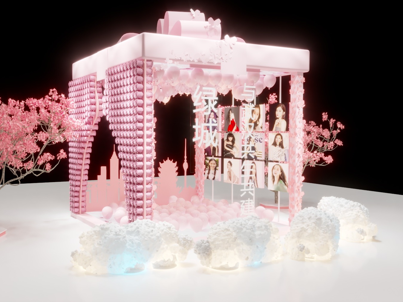 机场樱花武汉T3_zouquan520-站酷ZCOOL