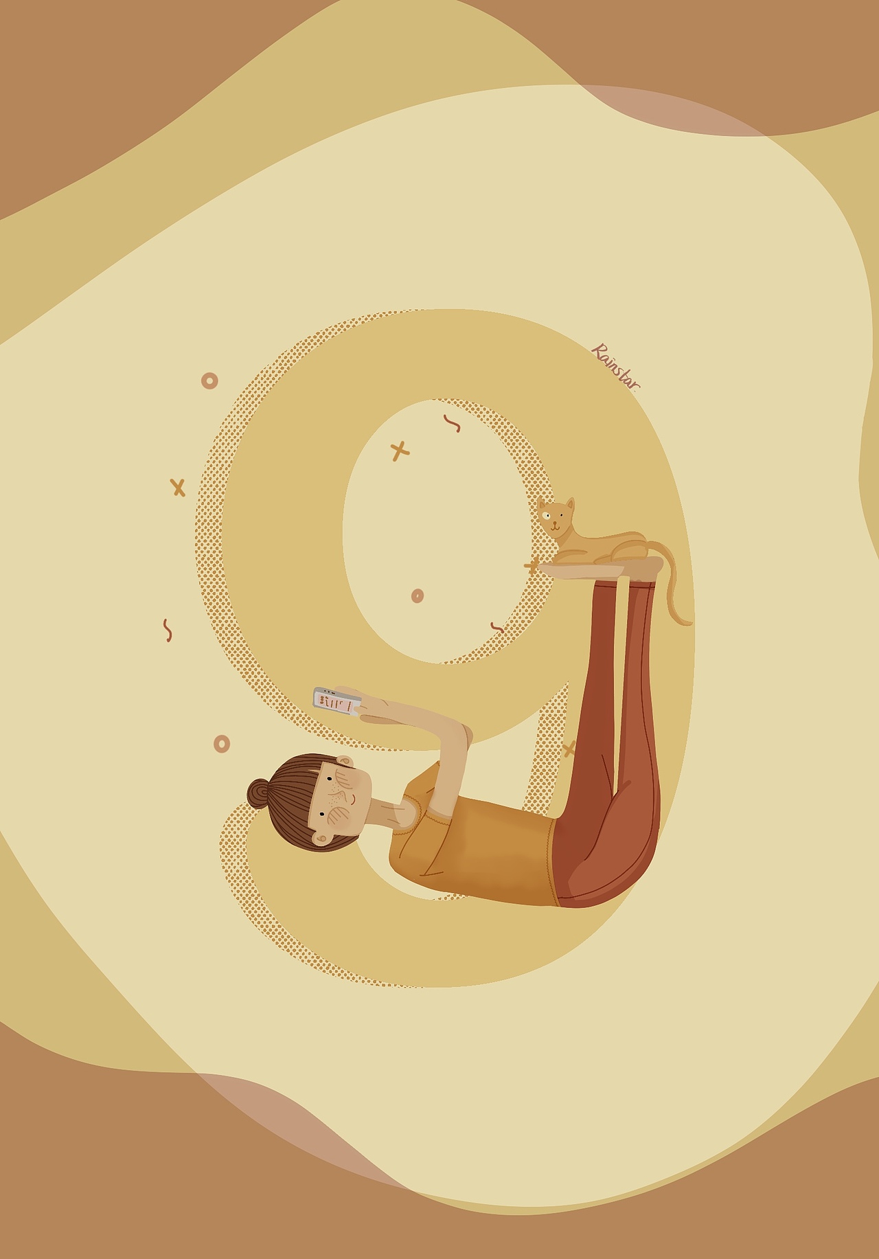 数字123456789插画练习_服装设计师Starry-站酷ZCOOL