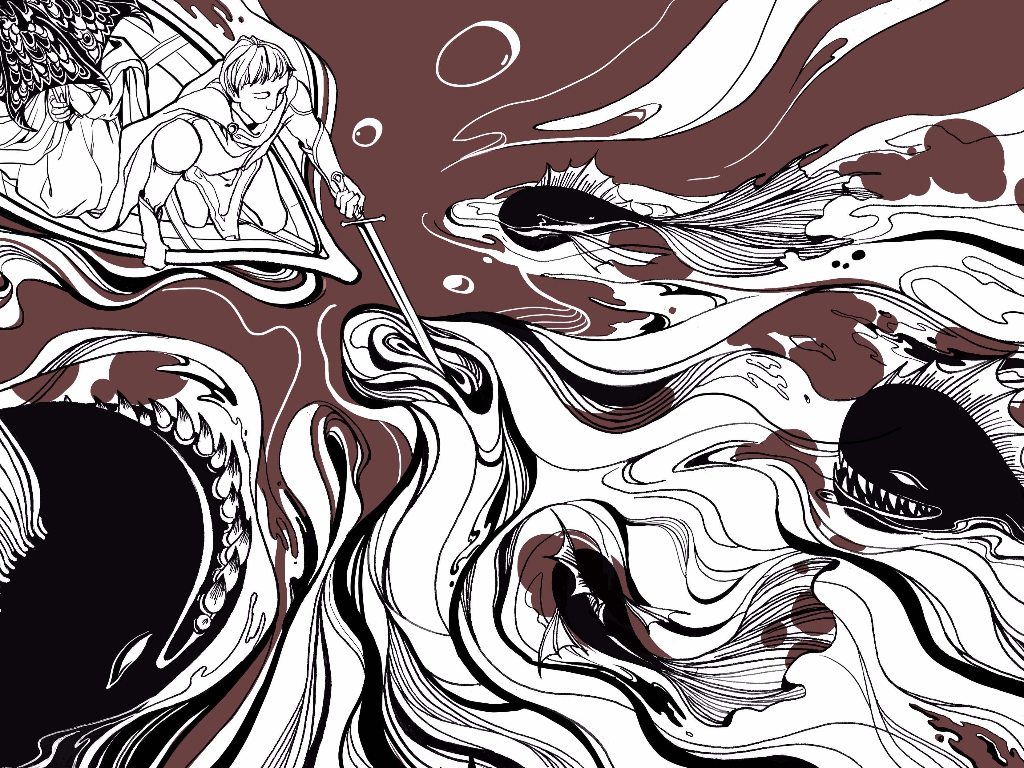 三体插图——云天明的三个故事_Xuanillu-站酷ZCOOL