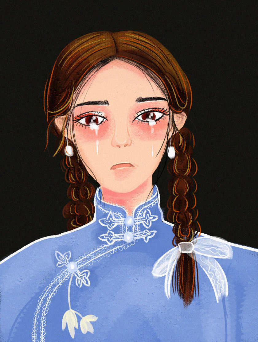 哭泣_啊LLLL-站酷ZCOOL