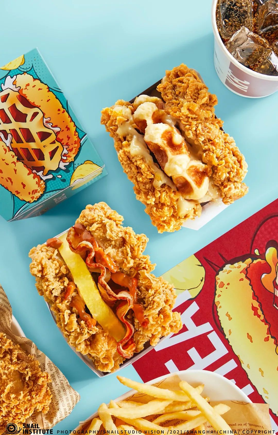 华夫鸡腿堡拍摄 | KFC X 蜗牛工作室SnailStudio_SnailStudio-站酷ZCOOL