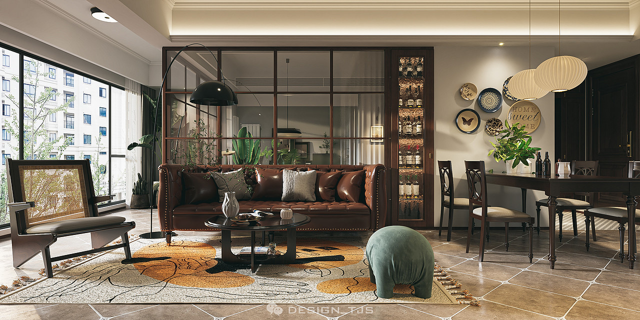 观澜逸品美式风格_Vray_唐井盛-站酷ZCOOL