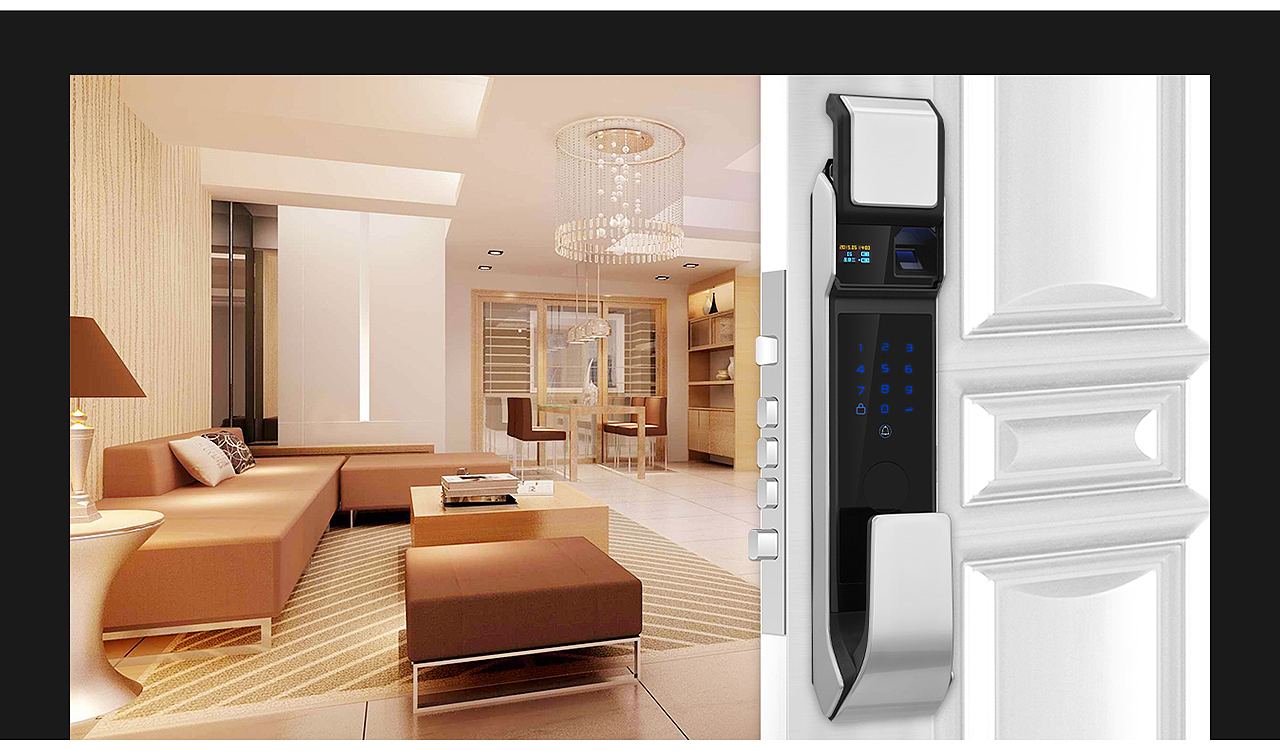 Q6智能锁产品展示_少年游子-站酷ZCOOL