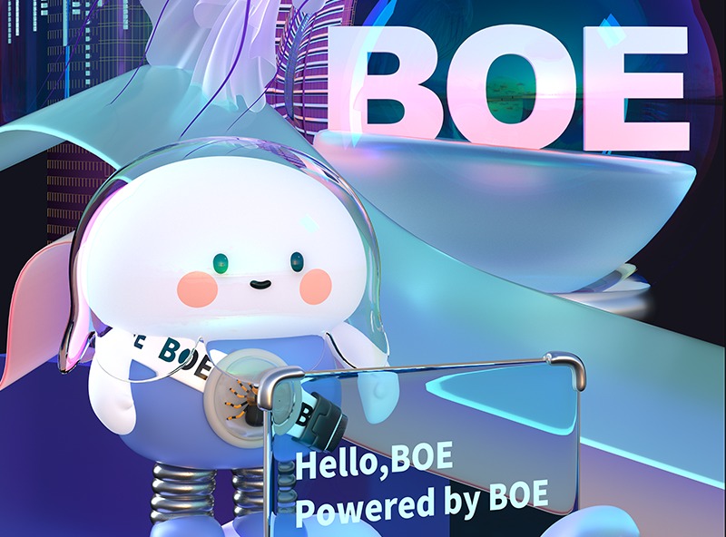 「你好 BOE」京东⽅品牌IP形象——屏之界_是森小鹿呀-站酷ZCOOL