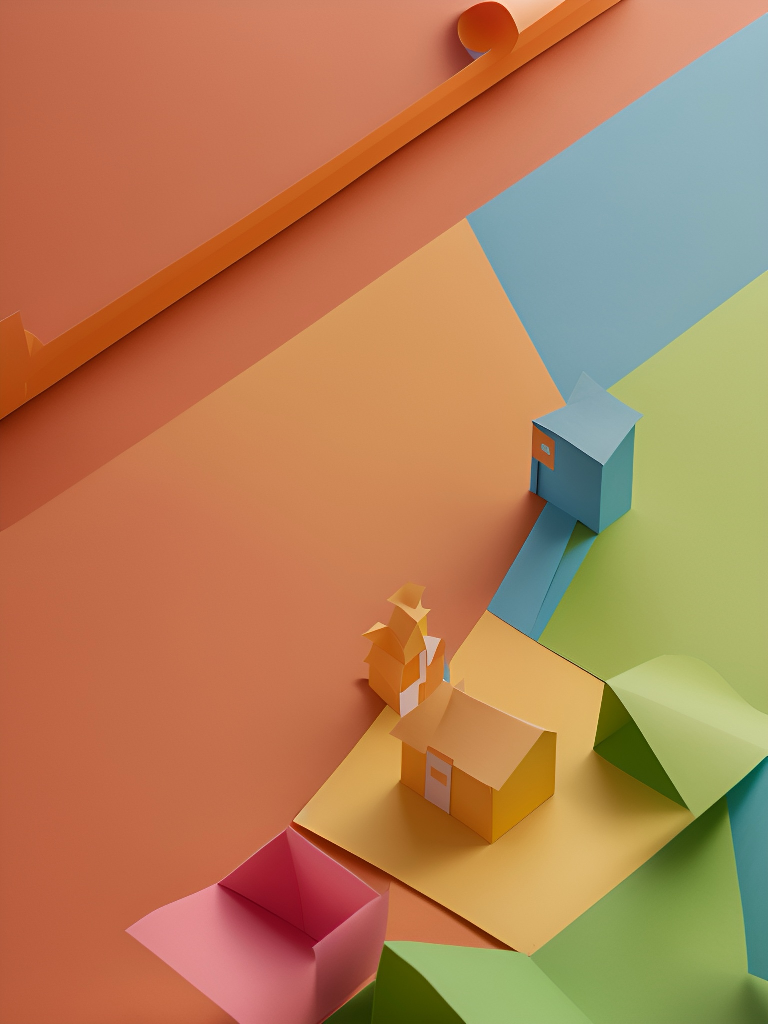 Paper art_Echo红日-站酷ZCOOL