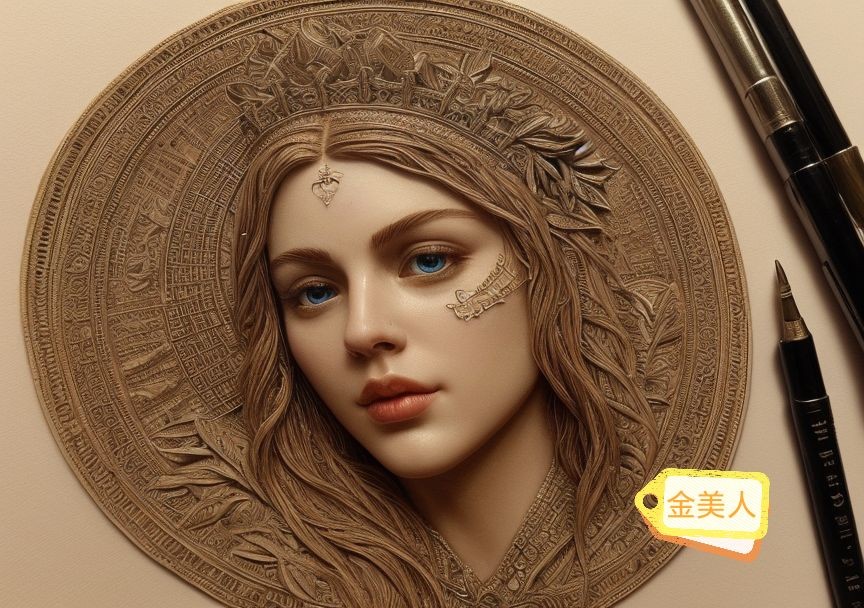 AI创作，金美人系列_落壹-站酷ZCOOL