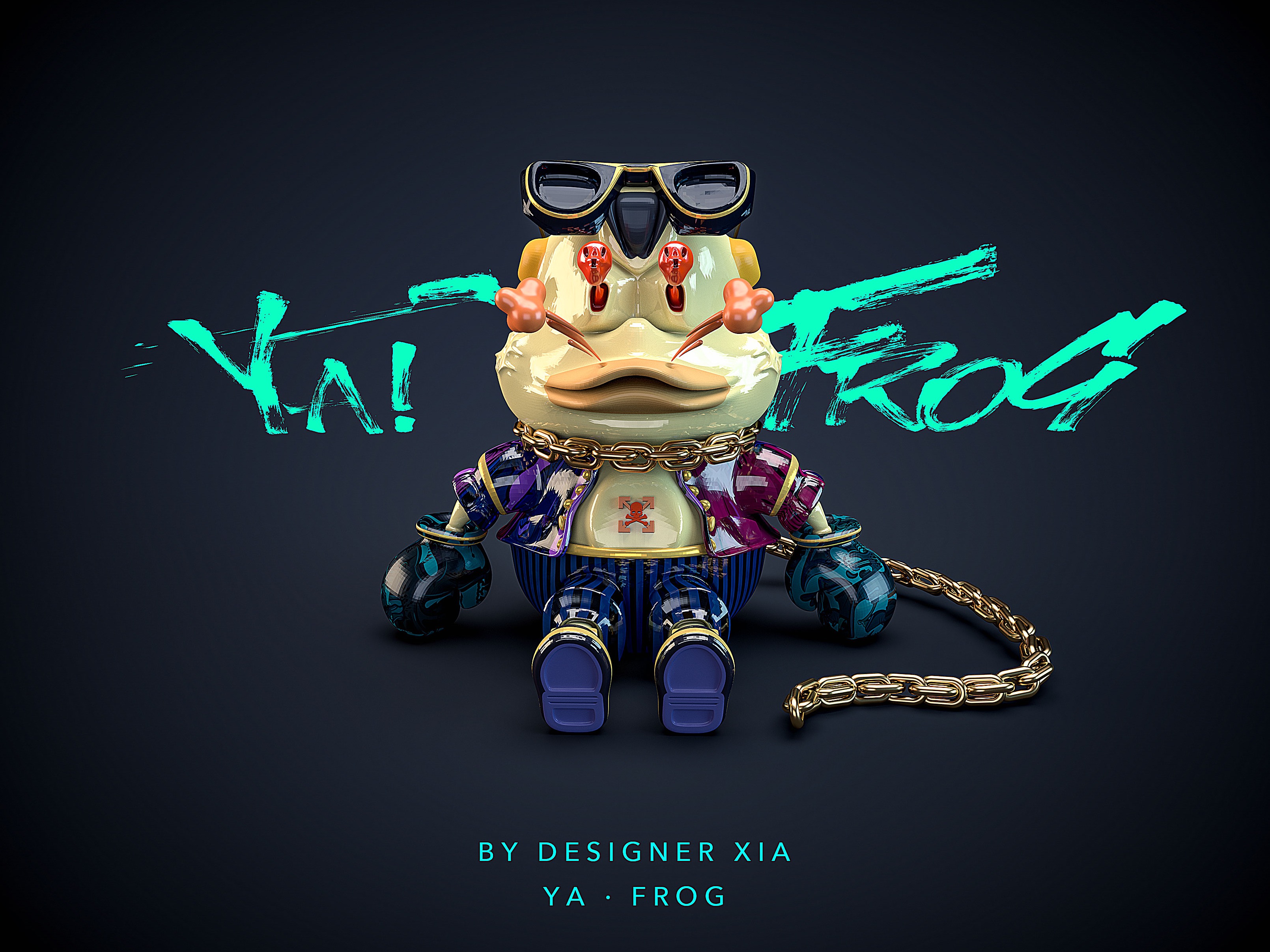 YA！FROG IP_xiachunliang-站酷ZCOOL
