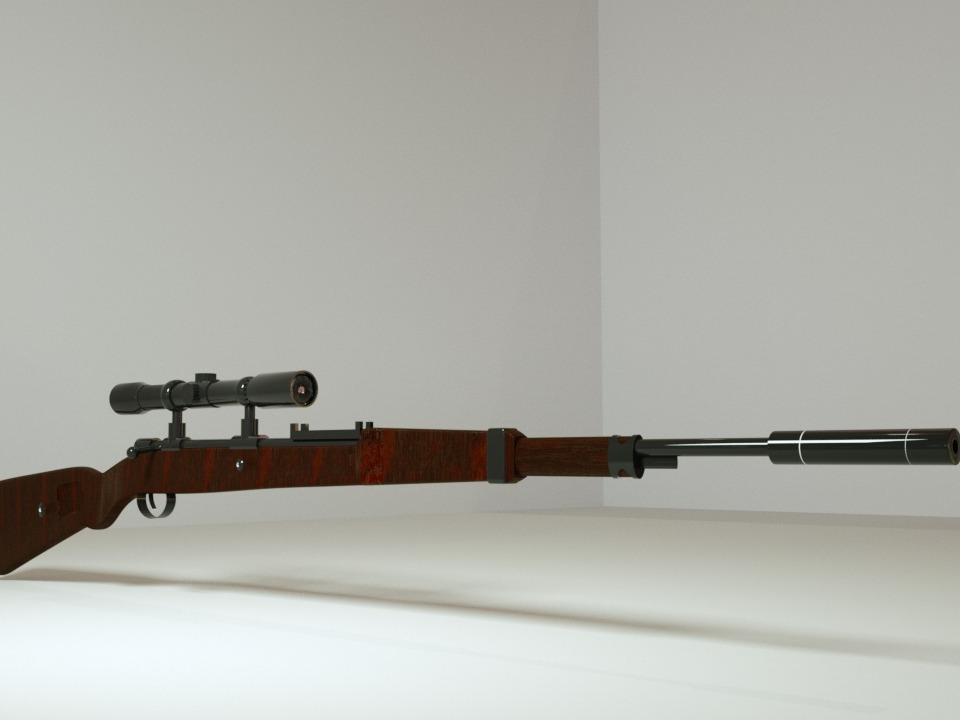 【C4D+OC】Kar 98K _冬凯-站酷ZCOOL
