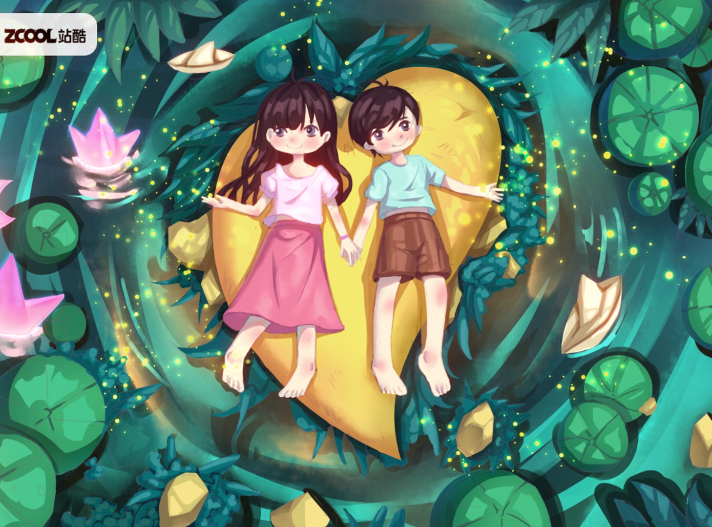 心有你 你就是全世界_小红发-站酷ZCOOL