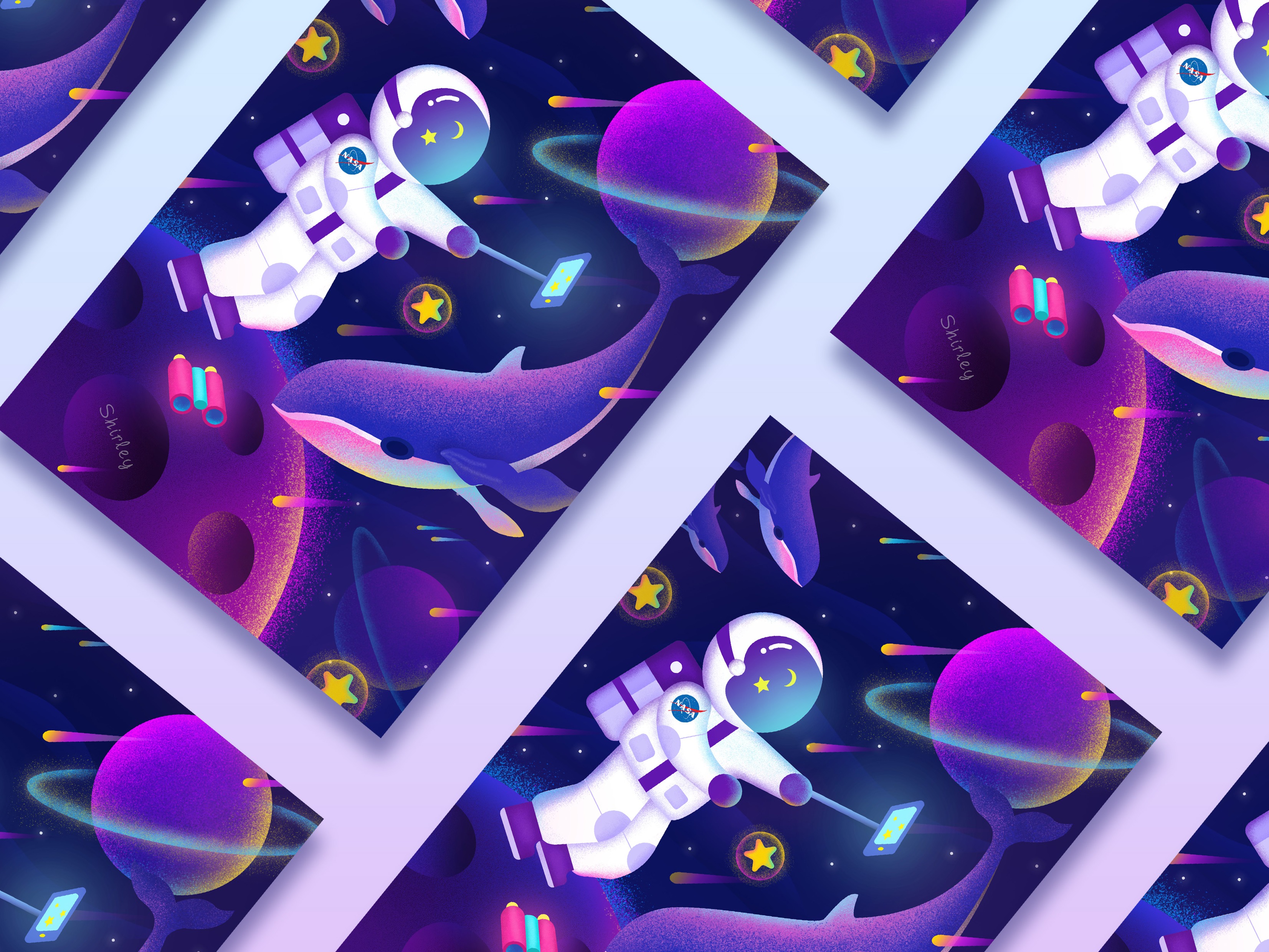 太空旅梦 / SPACE TRAVEL_鳕鱼本鱼-站酷ZCOOL