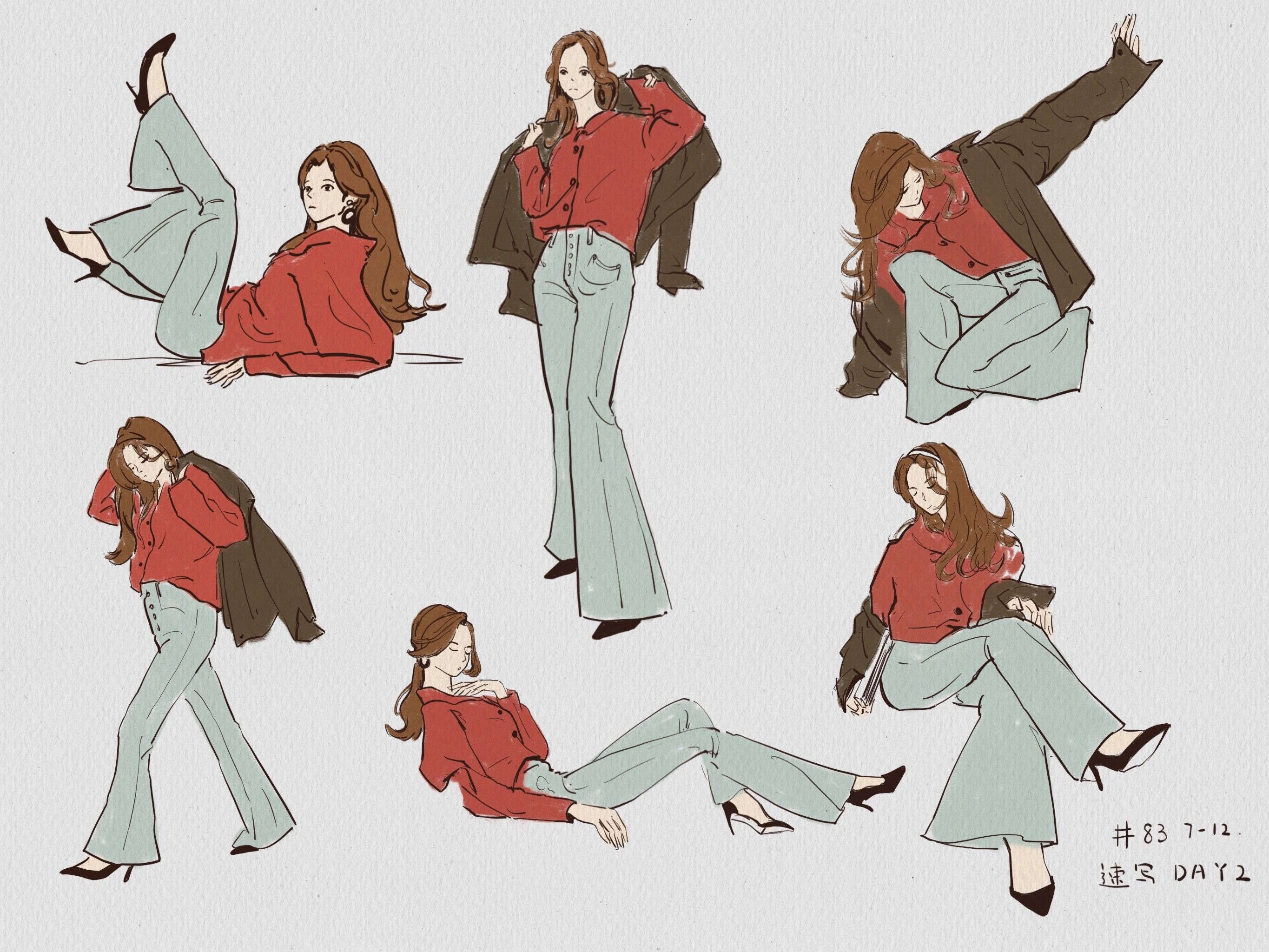 #速写60天挑战赛# day2 @速写班长_木头傀儡s-站酷ZCOOL