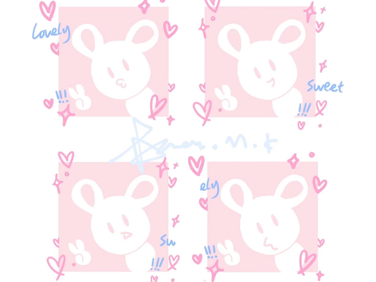 Painted a cute🐹 ?🐰 ?_Rubia_akane-站酷ZCOOL