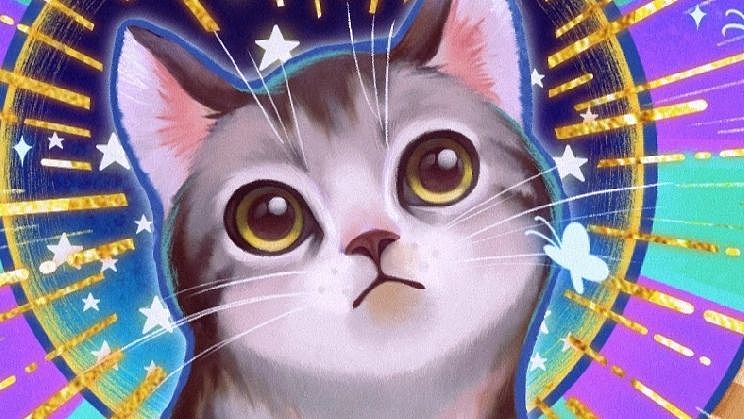 慕夏风格插画尝试|纪念离开了的小可爱_阿尔Aer-站酷ZCOOL