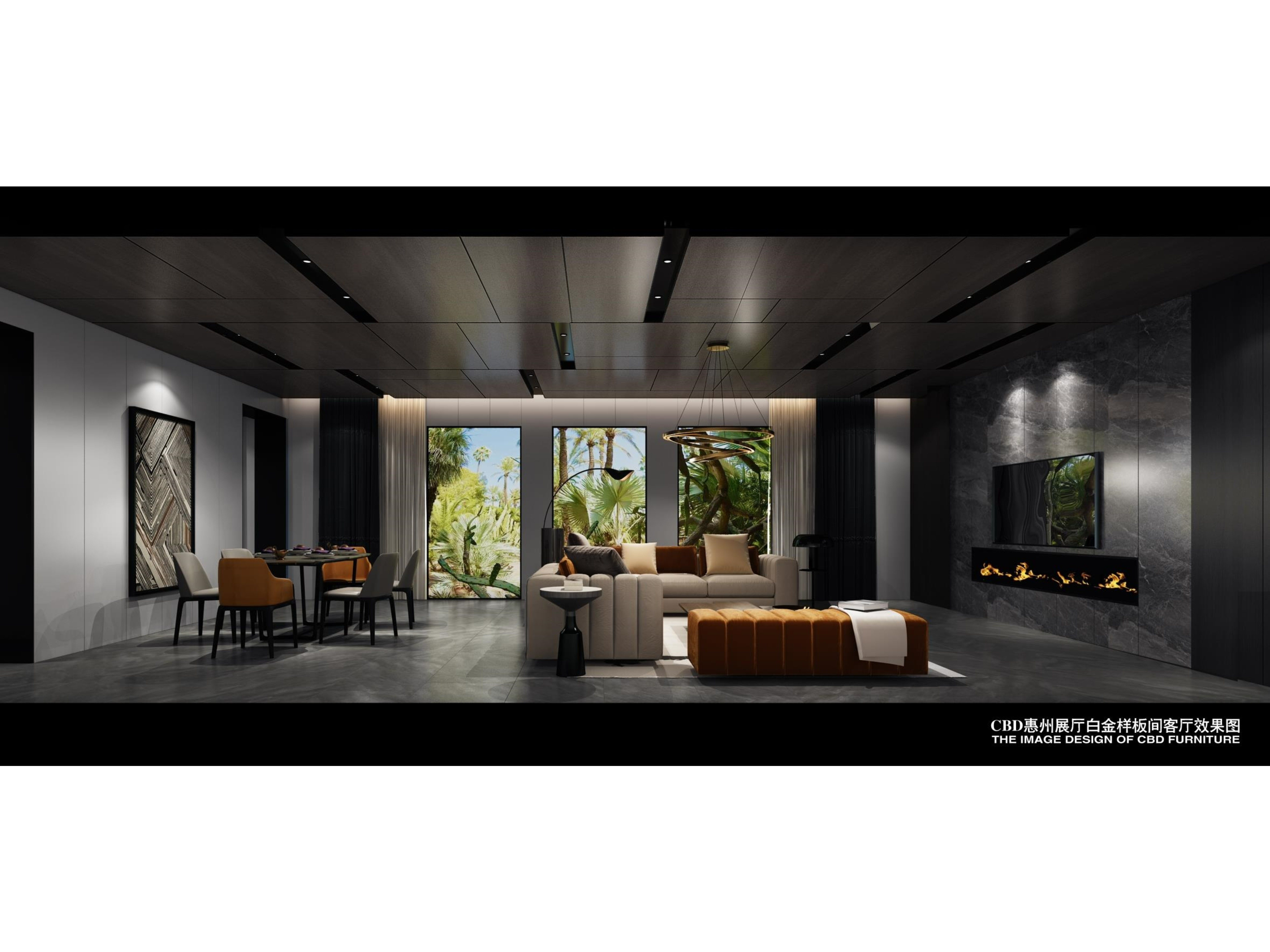 2019年“CBD家居”惠州展厅（白金软体区域）设计_ZeroChan2014-站酷ZCOOL