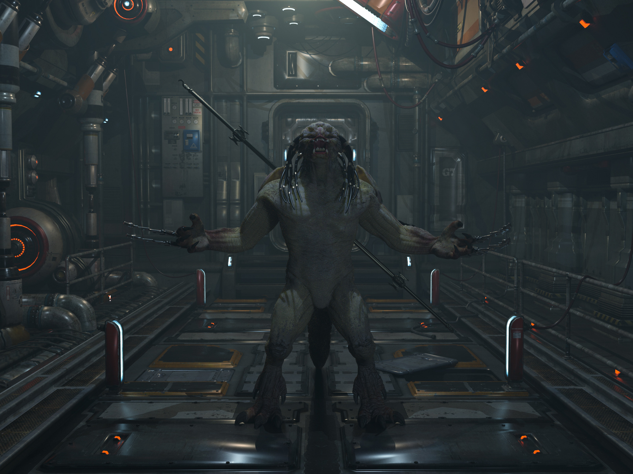 异形大战铁血战士_MING_CG-站酷ZCOOL