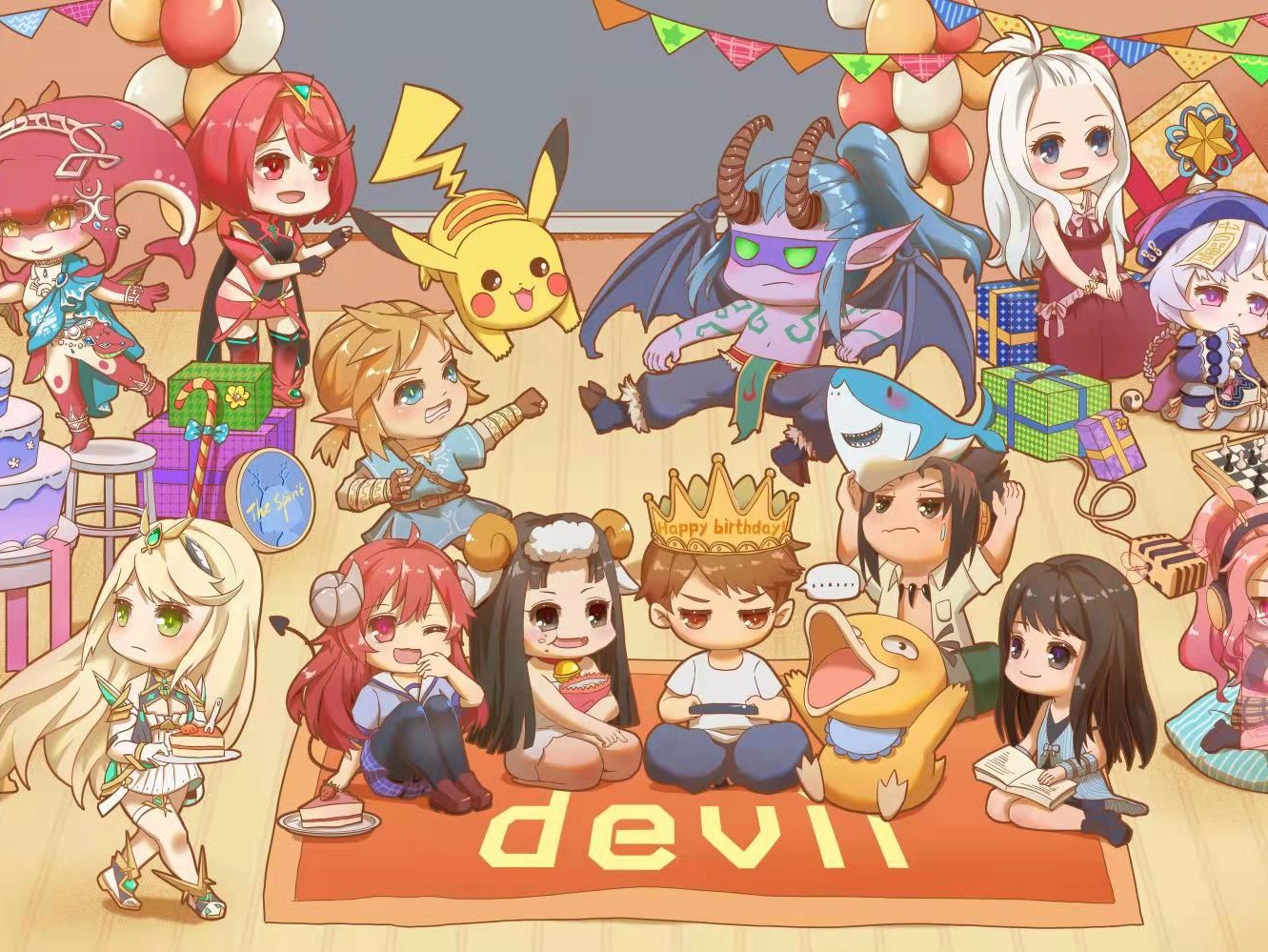 一组q版大图_幺九1900-站酷ZCOOL