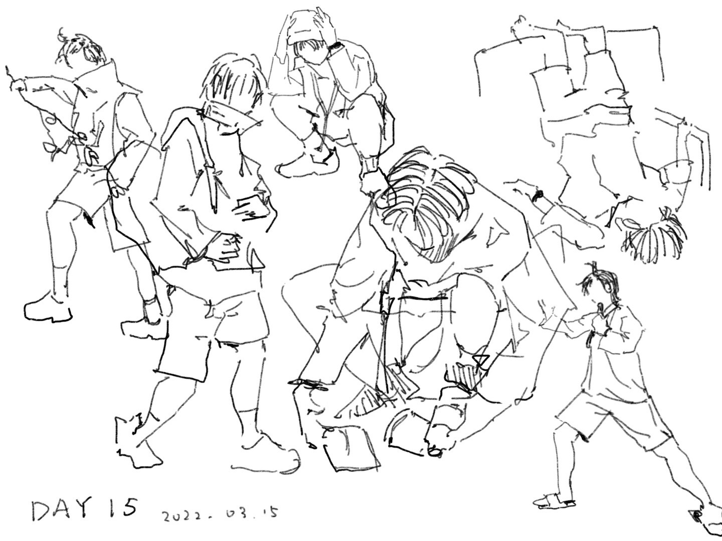 #速写60天挑战赛# day15@速写班长_鹤汲深巷-站酷ZCOOL