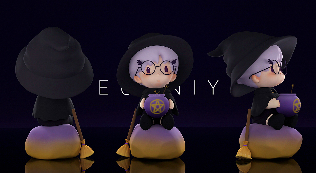 潮玩IP｜万圣节—DUDOU_困白儿-站酷ZCOOL