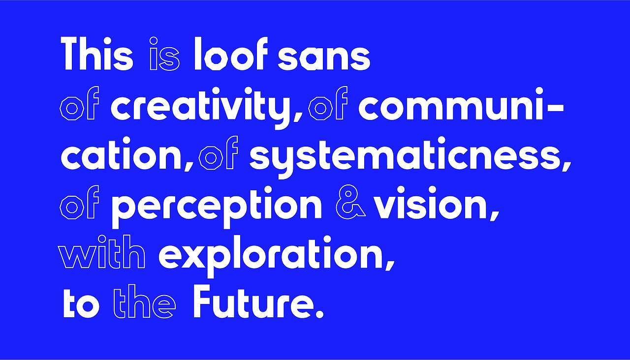 loof sans Typeface_loofdesign-站酷ZCOOL