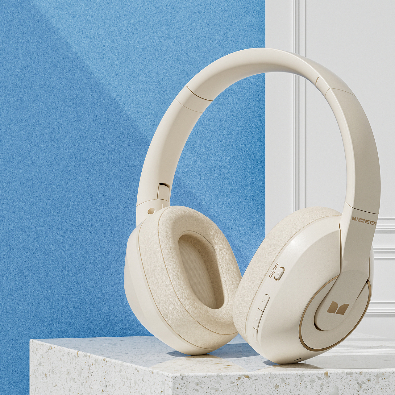 3C头戴耳机建模渲染_小彩旗AC-站酷ZCOOL