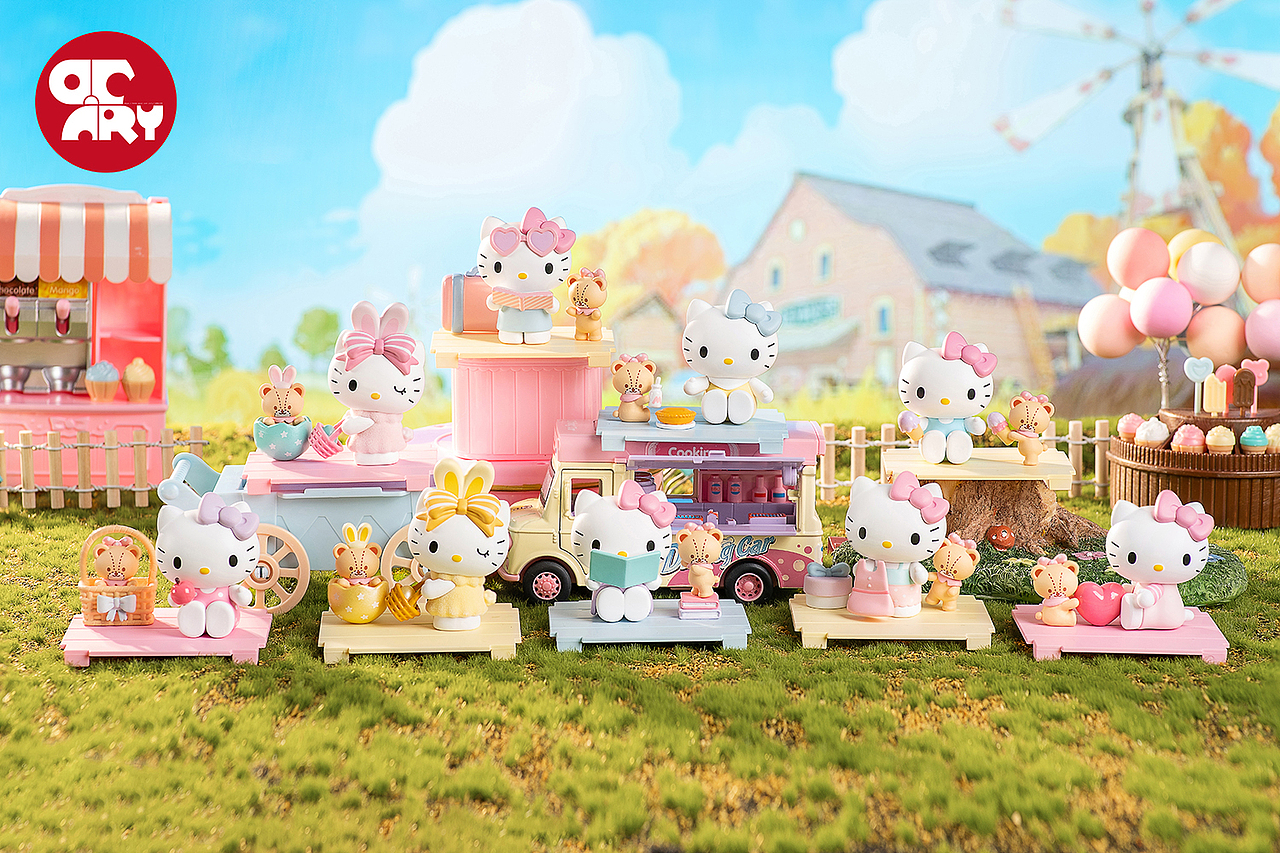 萌趣 三丽鸥HelloKitty甜心玩伴盲盒手办拍摄_Dgary摄影-站酷ZCOOL