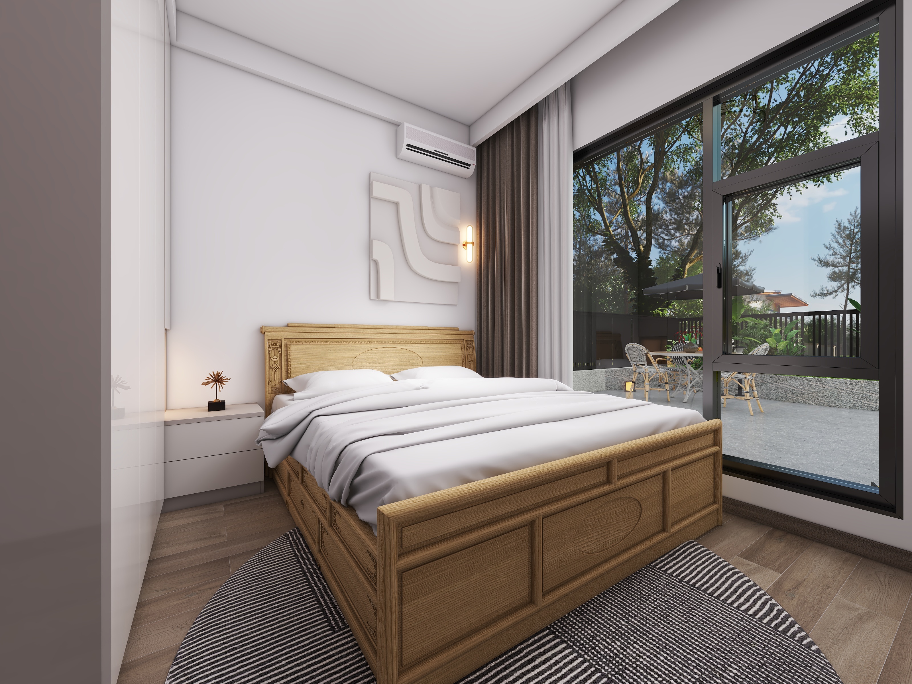 四川成都邑城大院（362平方复式底跃现代-中式五居室）_设计师成爽-站酷ZCOOL