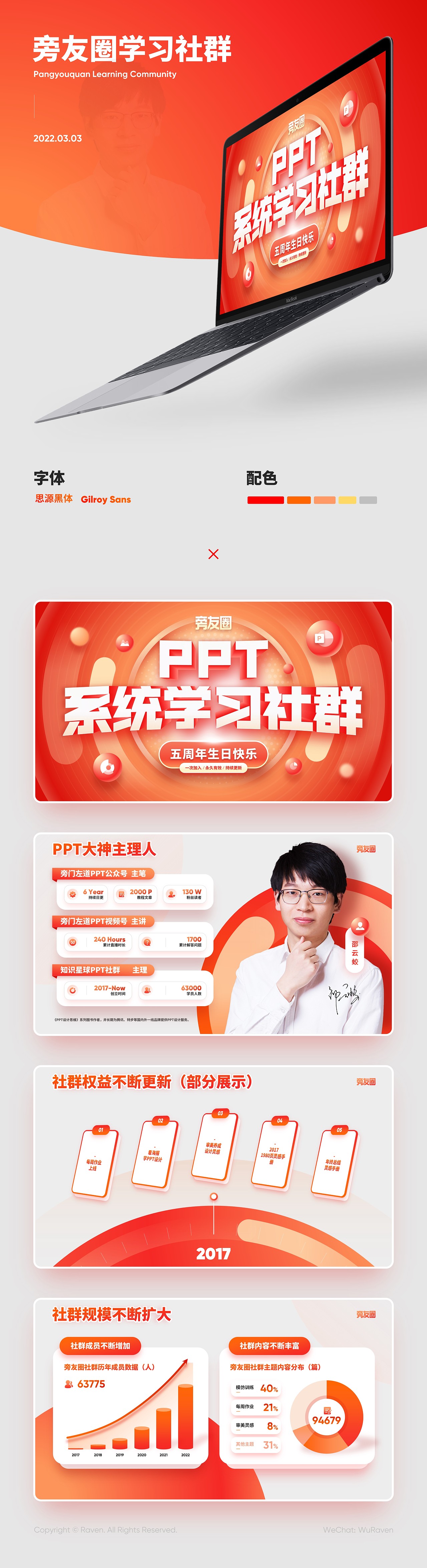 【PPT作品】旁友圈社群介绍 - 动态_做PPT的Raven-站酷ZCOOL
