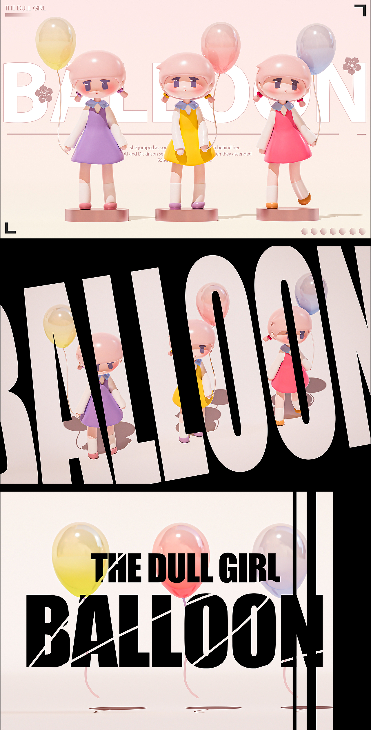 THE DULL GIRL | 原创IP潮玩_基拉拉-站酷ZCOOL