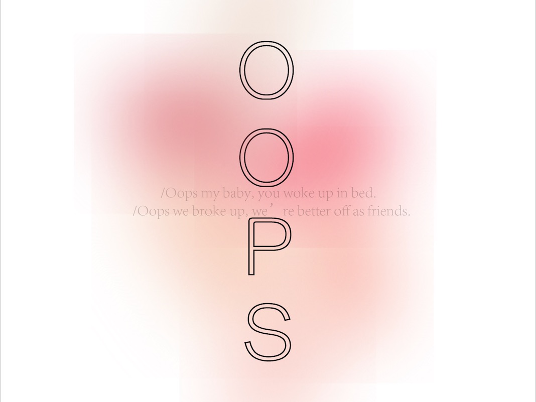 Oops[CD封面设计]-配色练习_PEIXUAN522-站酷ZCOOL