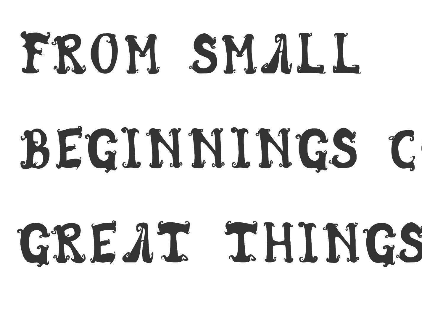 个性艺术花体字Wentira_离线的风筝-站酷ZCOOL