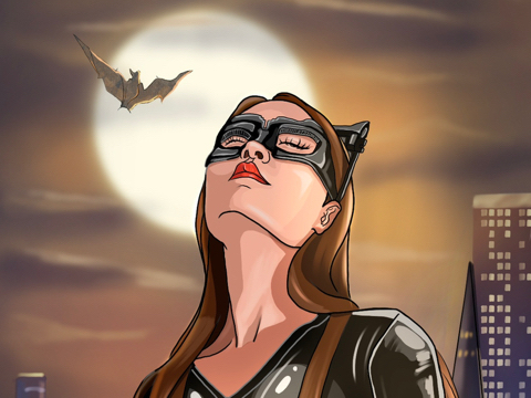 猫女系列（一）_温妮we-站酷ZCOOL