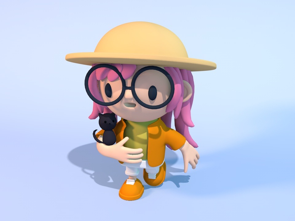 最近在学C4D---临摹人物模型_hi王好好-站酷ZCOOL