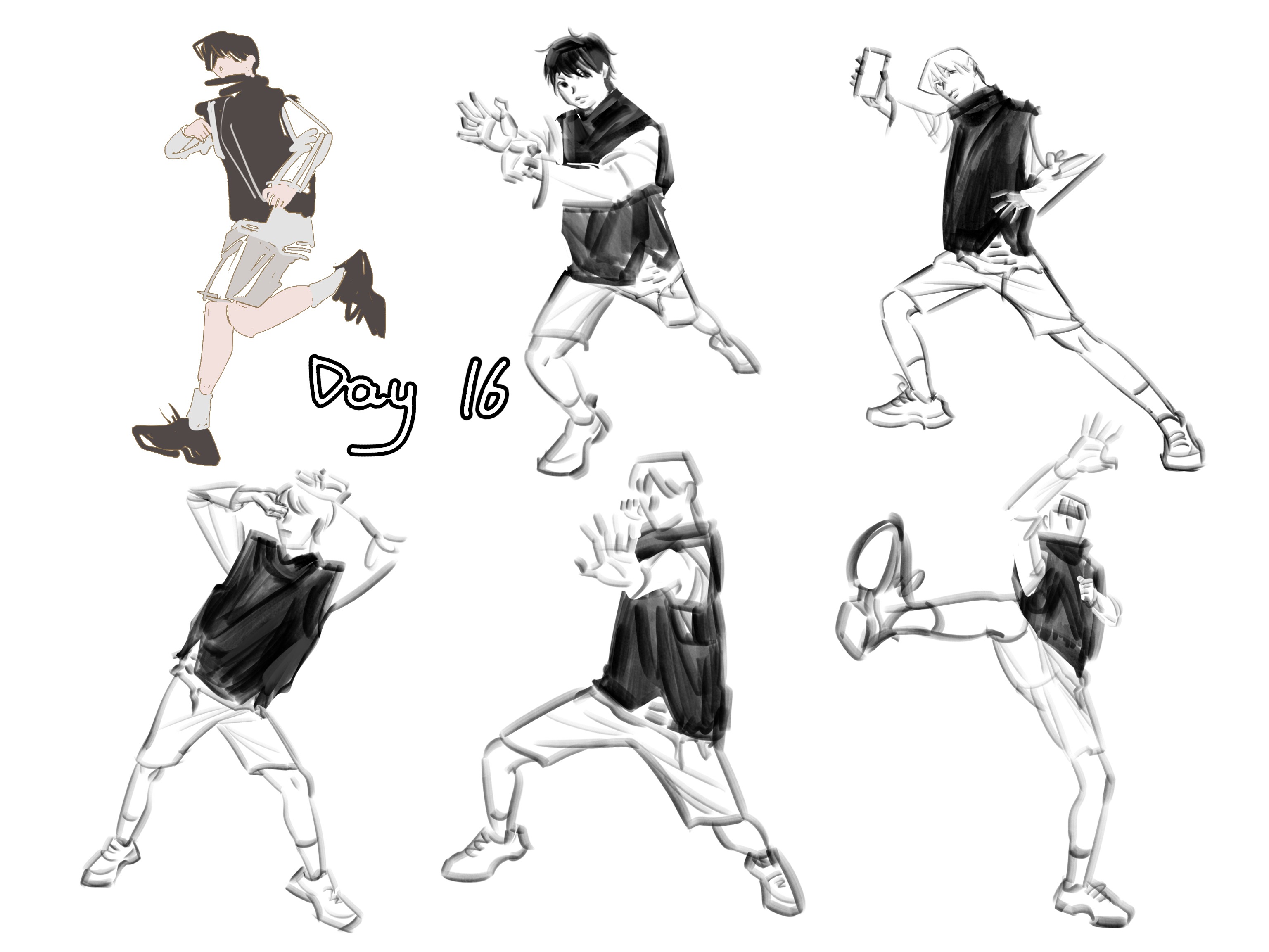 #速写60天挑战赛#day16@速写班长_清方凭凭凭-站酷ZCOOL