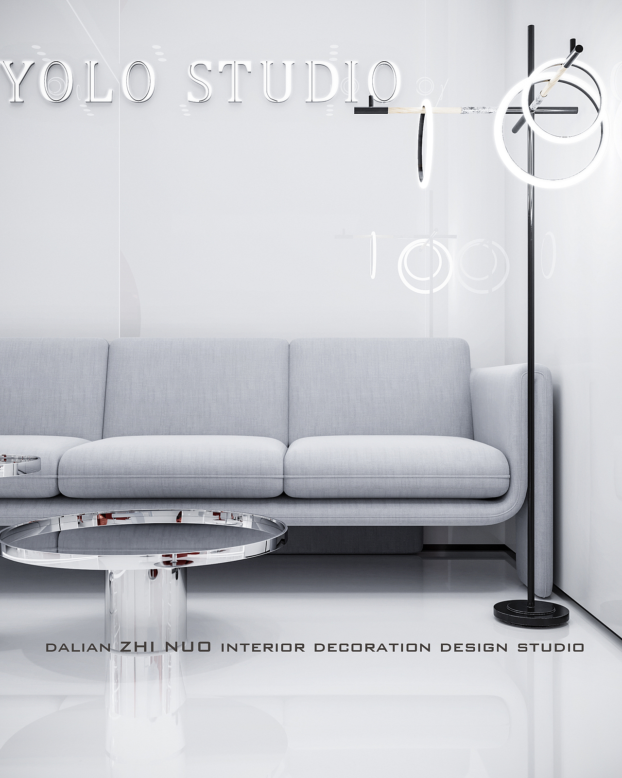 北京Yolo studio 理发店室内设计|空间|家装设计|芷诺空间设计_原创作品-站酷ZCOOL