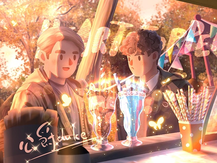 【ipad绘画】最近画的一组插画_公爵duke-站酷ZCOOL