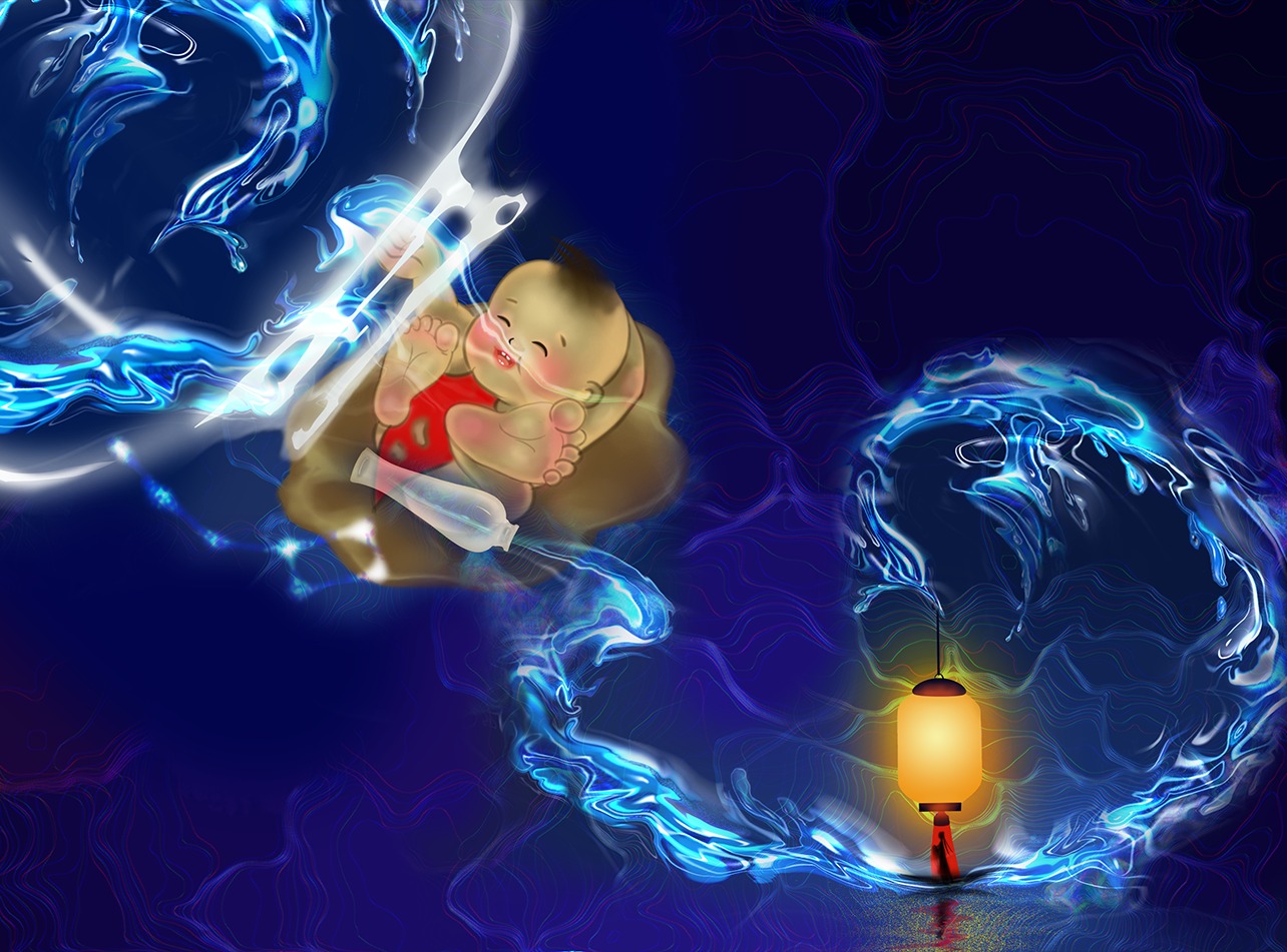 关爱星星的孩子，平安守护，照亮未来。_qin加yue-站酷ZCOOL